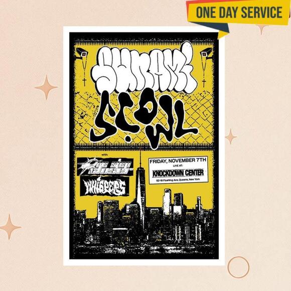 Poster126 | Art | Sunami X Scowl November 7 225 Knockdown Center Poster ...